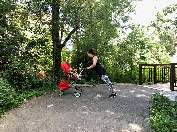 Sitting, Strollers and Booty – Daub + Design